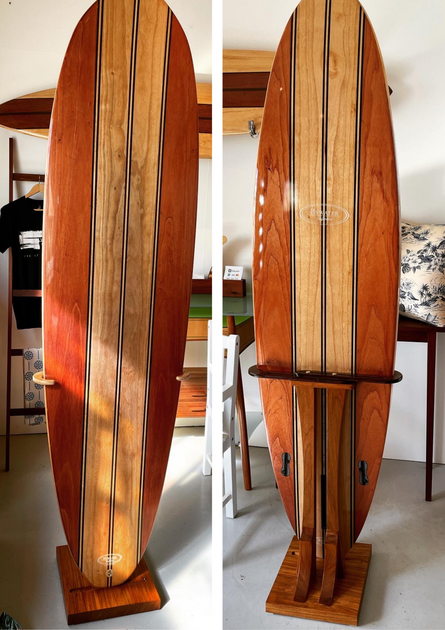 Introducing ... the Bywater Surfboard Timber Stand – Wooden Surfboard ...