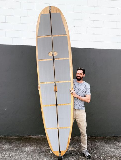 Hollow Wooden SUP Making at Bywater Surf – Wooden Surfboard from ...