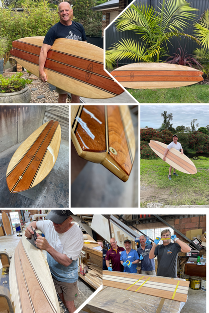 Gary's surfboard making journey – Wooden Surfboard from Bywater Surf