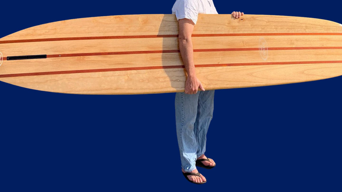 Rose – Wooden Surfboard from Bywater Surf