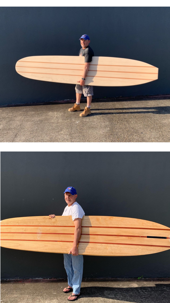 ROSE - DIY Customised Kit | 9'6" or 10'1" – Wooden Surfboard from ...