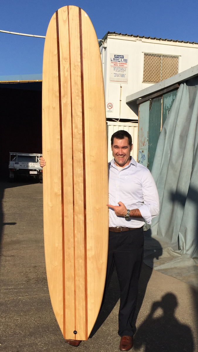 ROSE - Premium Kit | 8', 8'6" or 9' – Wooden Surfboard from Bywater Surf