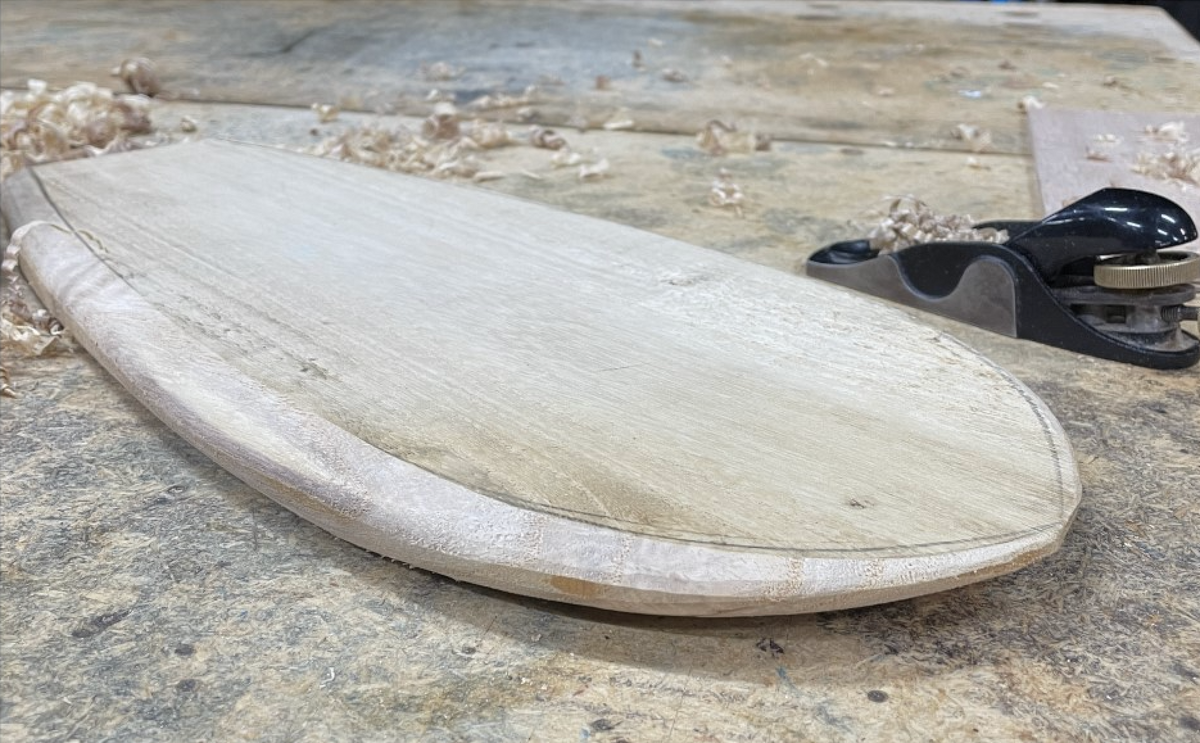 Body Surfing Timber Handboard Blank – Wooden Surfboard from Bywater Surf